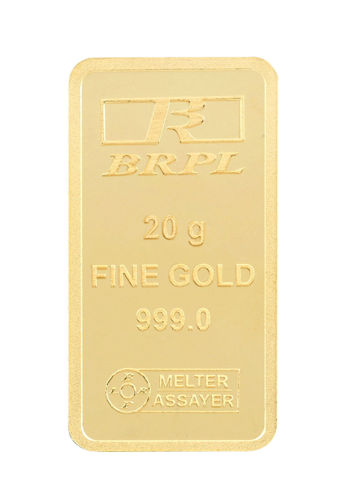 20 Gram Gold Bar 24kt (999.0 Purity)