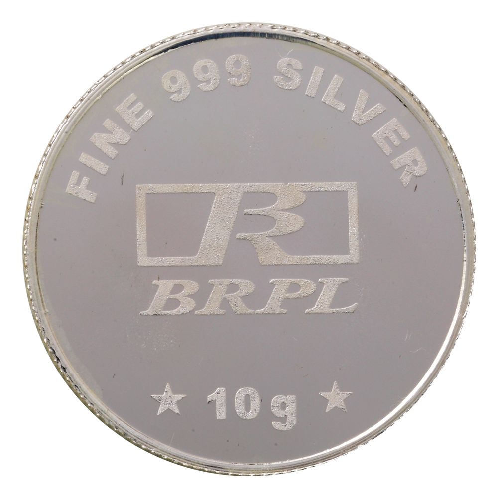 10 Gram Ganesh Silver Coin (999 Purity)