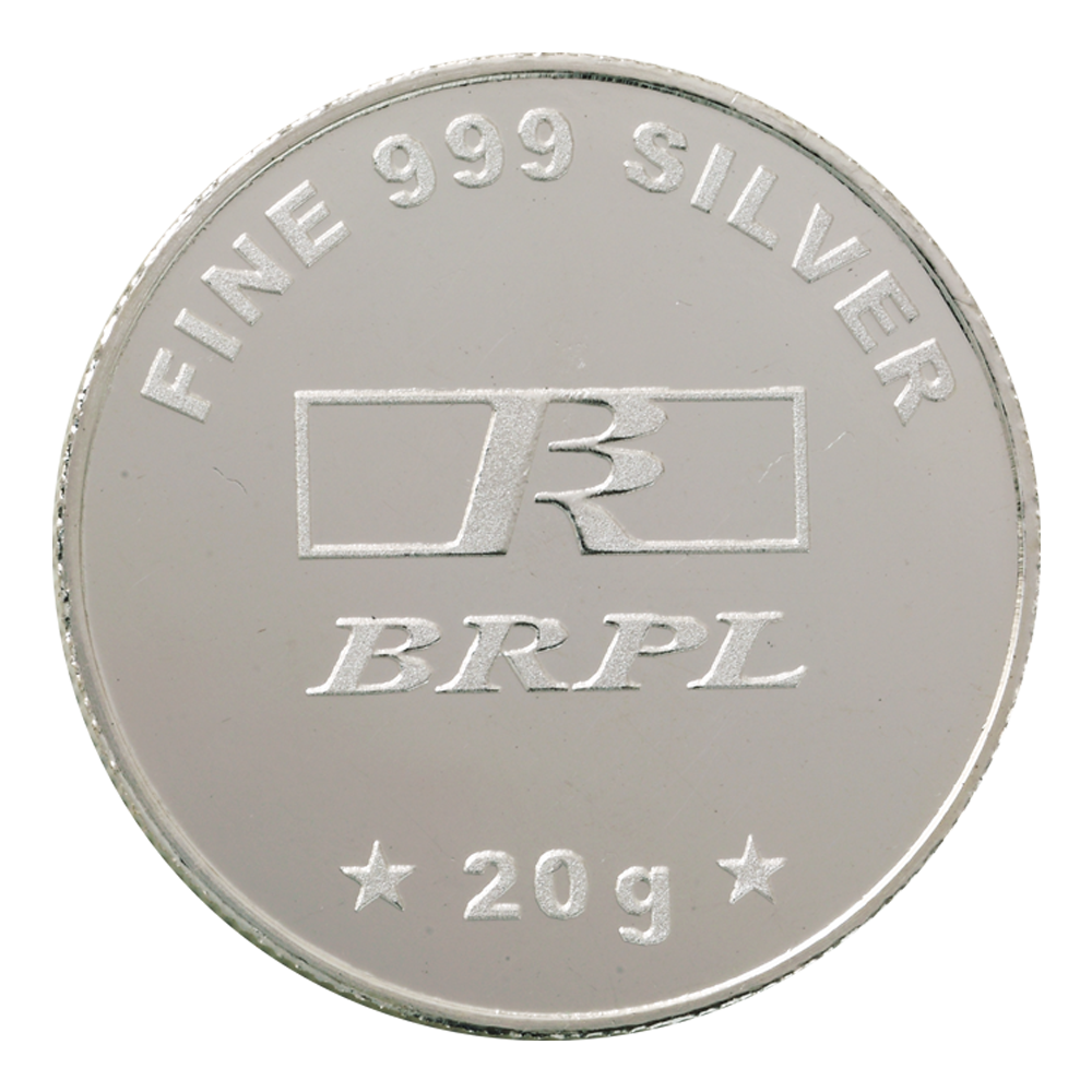 20 Gram Lakshmi Silver Coin (999 Purity)